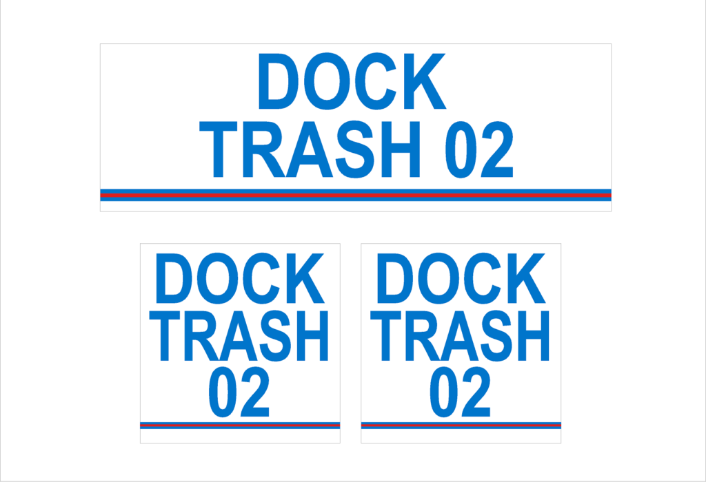 Dock Trash 02 Kit – G5S Pro Signs