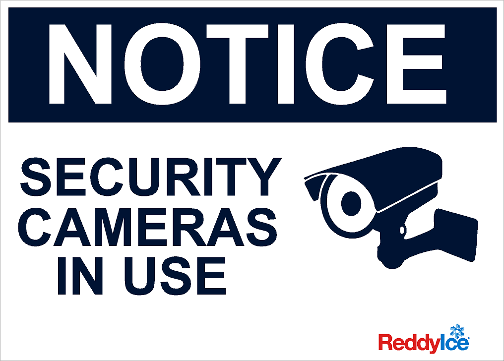 Notice: Security Cameras In Use – G5S Pro Signs