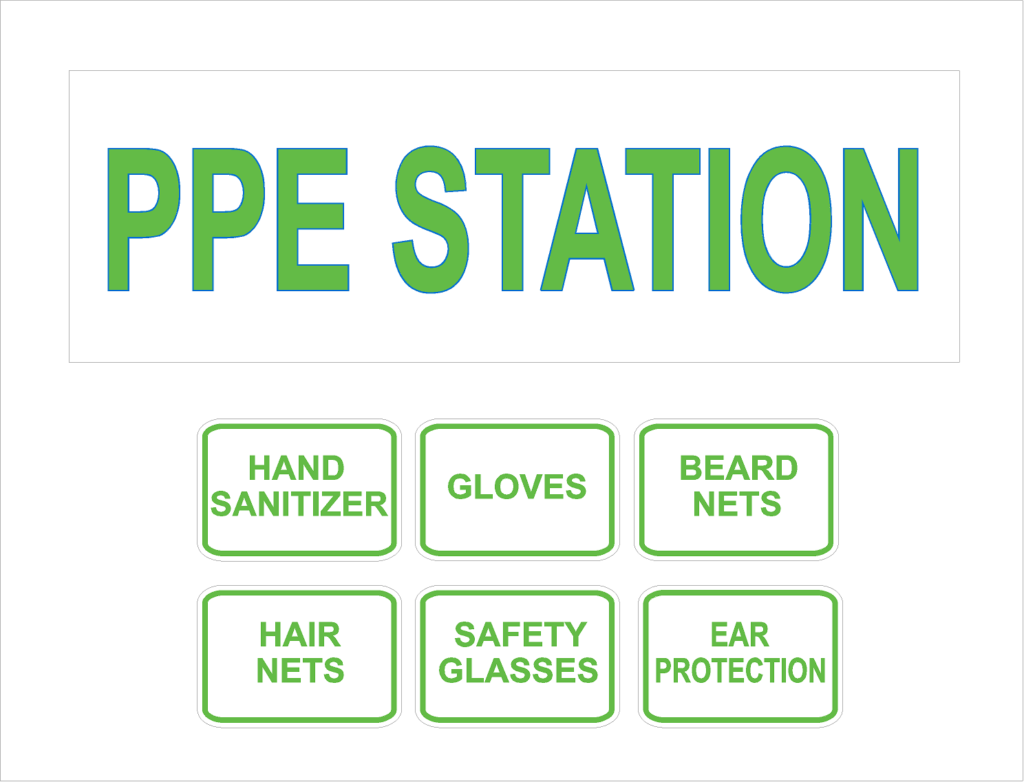 PPE Station Kit – G5S Pro Signs
